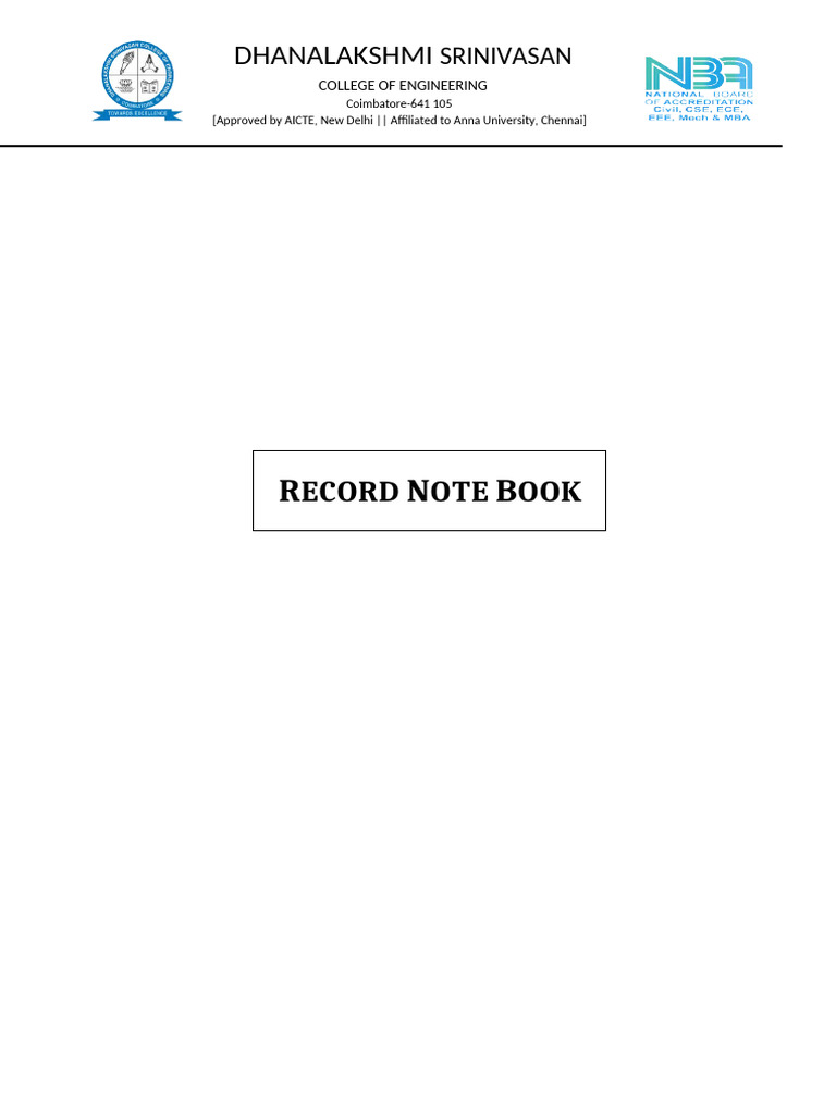 Dbms Record 2021 Even | PDF | Database Transaction | Databases Dbms Record 2021 Even | PDF | Database Transaction | Databases