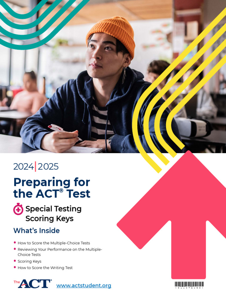 ACT Special Testing Prep For ACT Test Scoring Keys (1) Ky294 | PDF ...