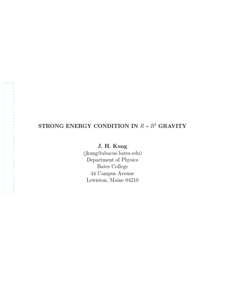 9510008v1 | PDF | Gravity | Applied Mathematics