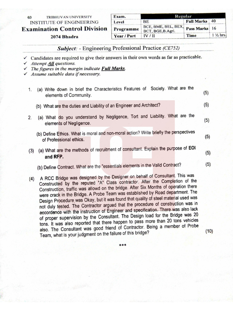 Engineering Professional Practice | PDF