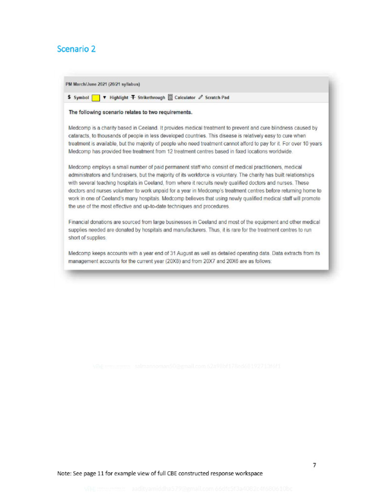 Past Paper CRQs - Medcomp Co | PDF