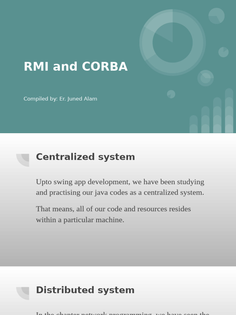 Unit 8 Rmi And Corba Pdf Common Object Request Broker Architecture