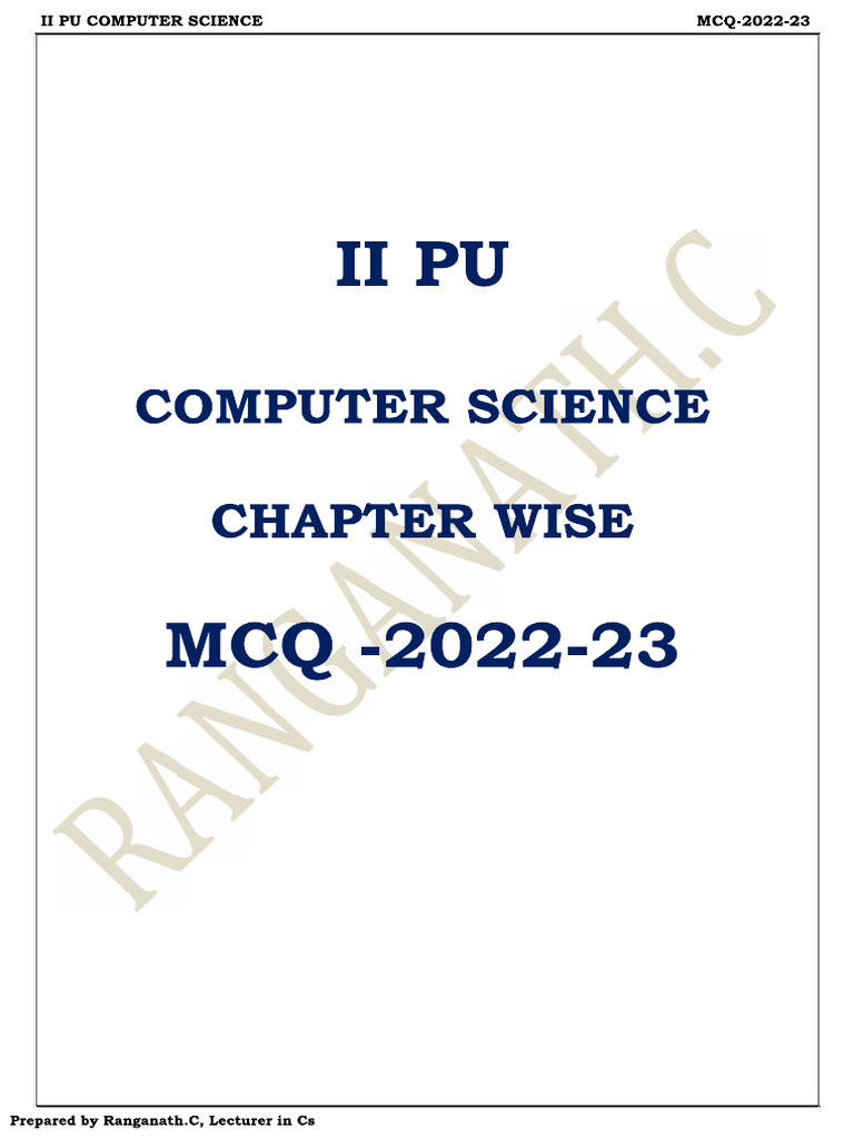 Cs MCQ & FIB | PDF