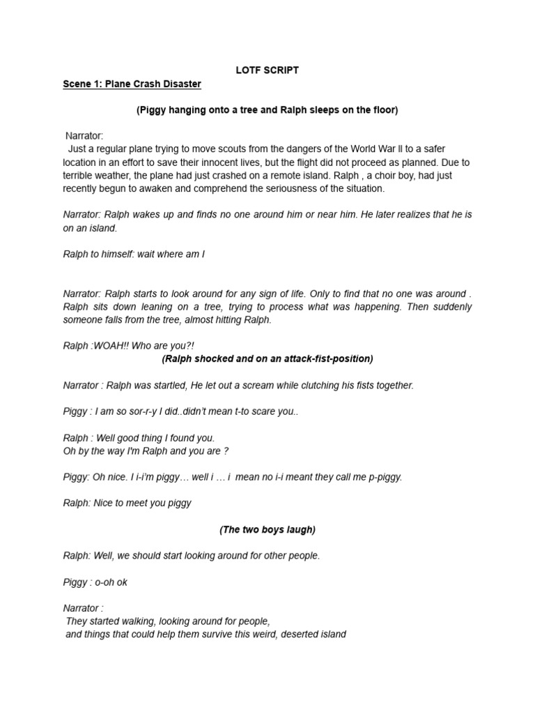 Loft Script.docx 1 5 | PDF