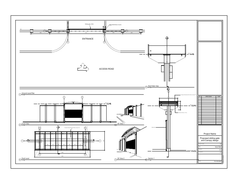 Proposed Gate Design - Copy | PDF | Building Engineering