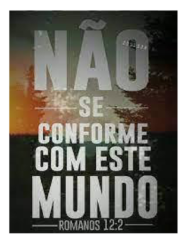 Pregação Romanos 12. 1 - 2 | PDF | Pecado | Espírito Santo (religião)