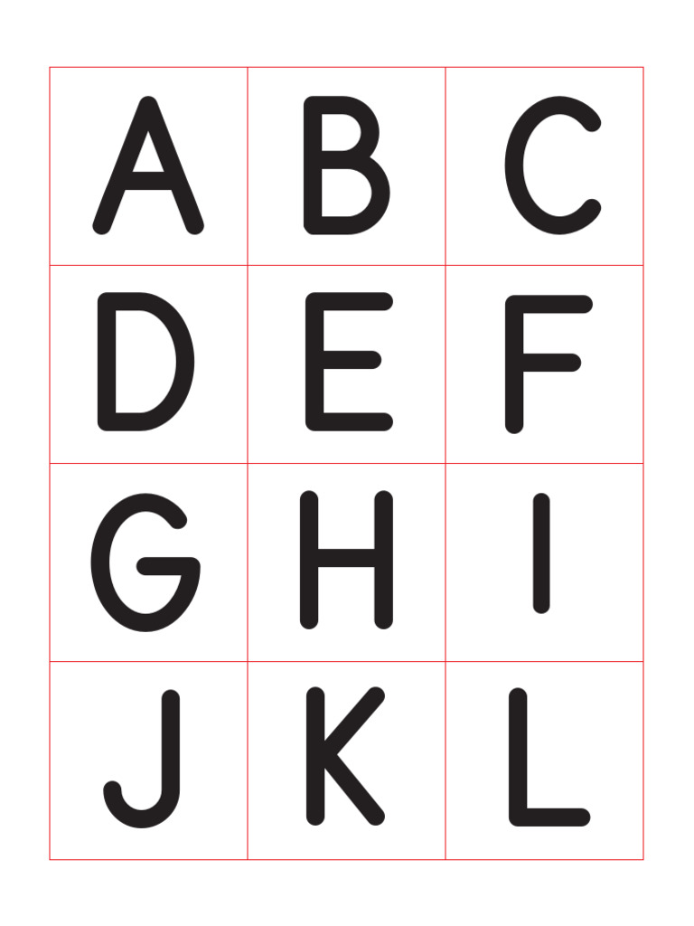 M12-Alphabet en Capitales | PDF