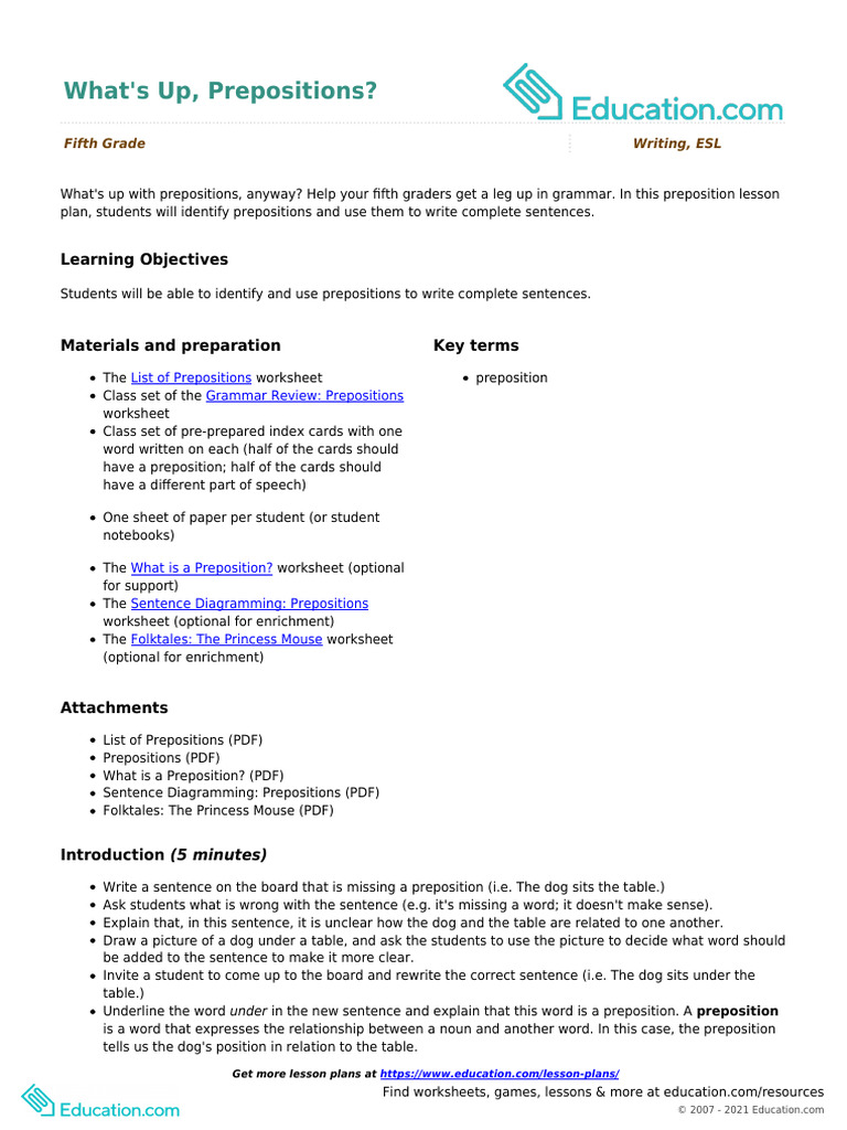 Usr Local SRC Education - Com Files Static Lesson-Plans Whats-Up-Prepositions Whats-Up ...