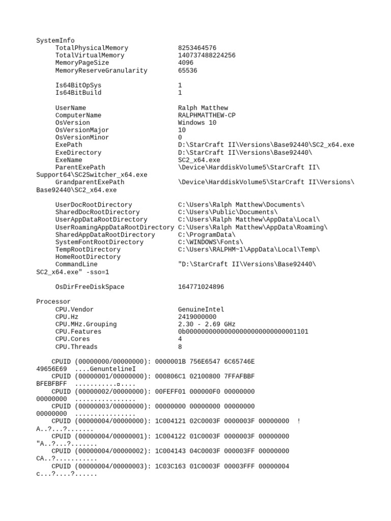 2024-10-30 22.48.50 SystemInfo | PDF | Central Processing Unit ...