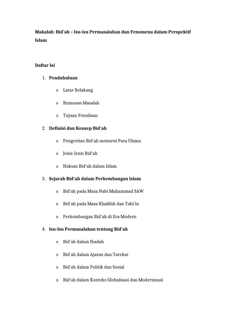 Bidah_Isu_Isu_Permasalahan_dan_Fenomena | PDF