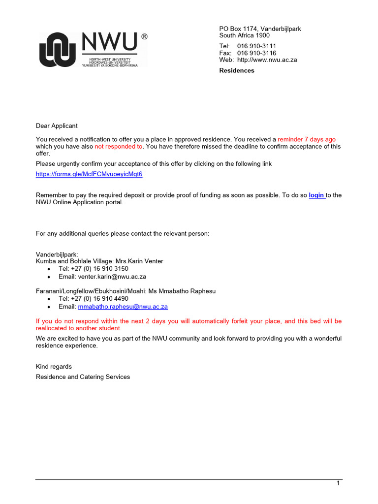 VC 2nd Reminder 1st Years Letter 24-10-2024 | PDF