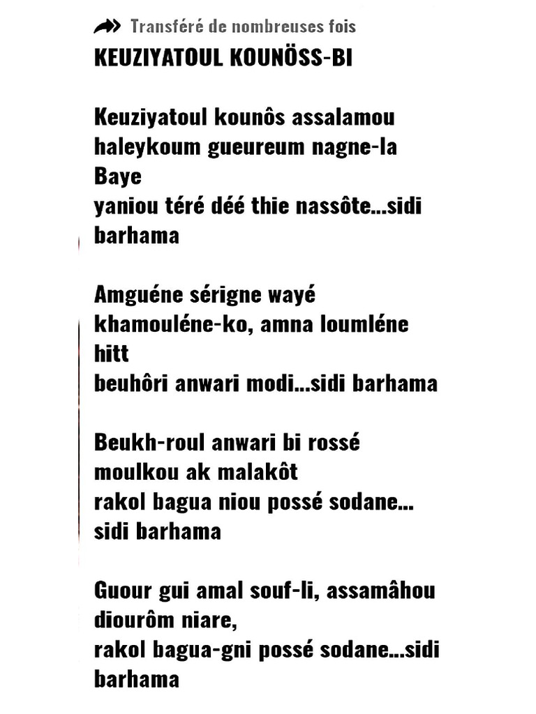 Zikre Ibou Diouf | PDF