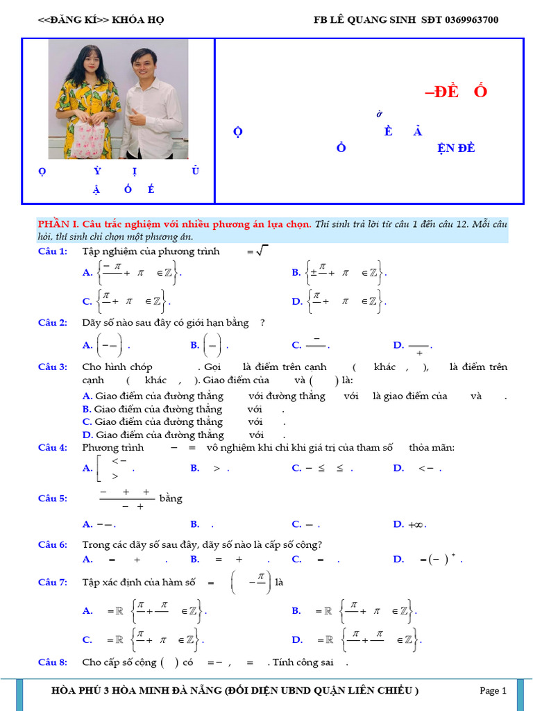 Lời giải chi tiết đề 04 - ôn thi hk1 toán 11 cấu trúc mới | PDF