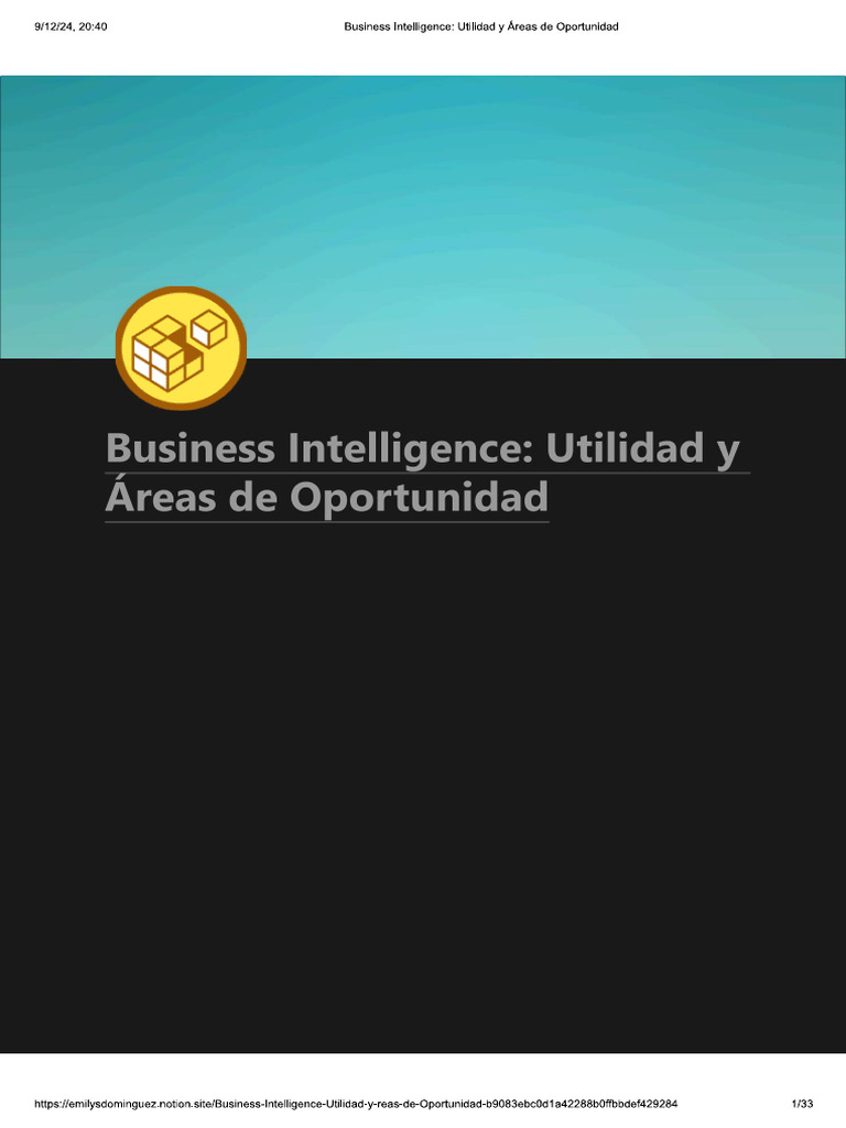 Apuntes Curso Bi Platzi | PDF