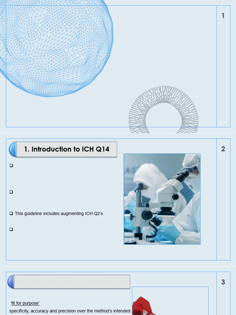 ICH Q14: Analytical Procedure Development | PDF | Life Cycle Assessment | Risk