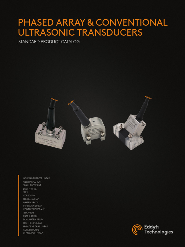 Eddyfi UT Probe Catalog July 19 2024 (1) | PDF | Nondestructive Testing ...