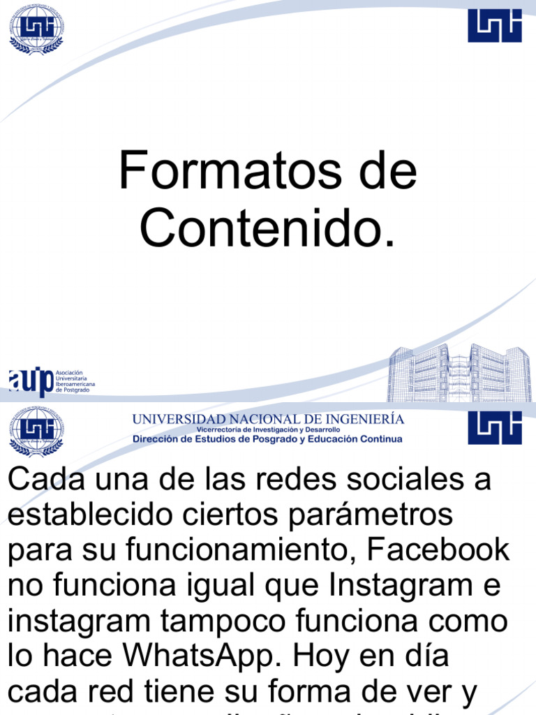Formatos de Facebook | PDF