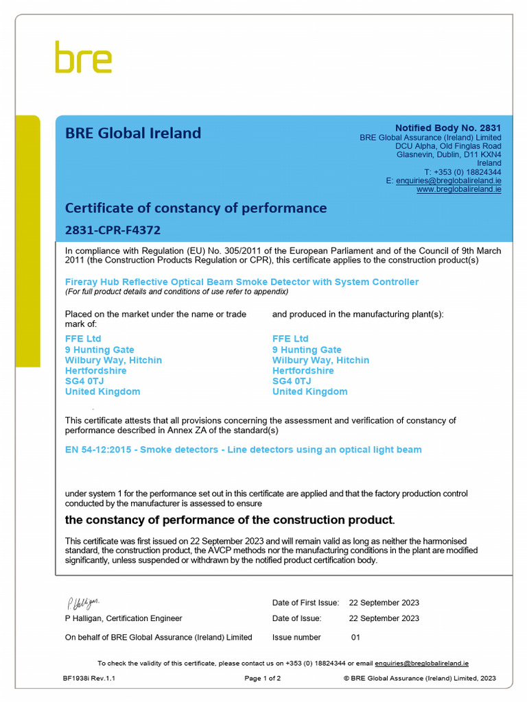 Fireray Hub Reflective CPR Certificate | PDF | European Union Law ...