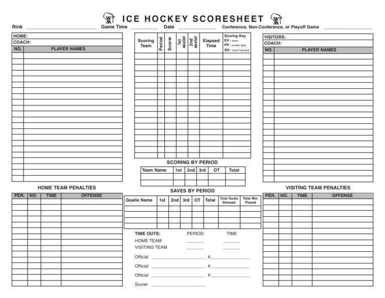 HK Scoresheet | PDF | Ice Hockey | Sports