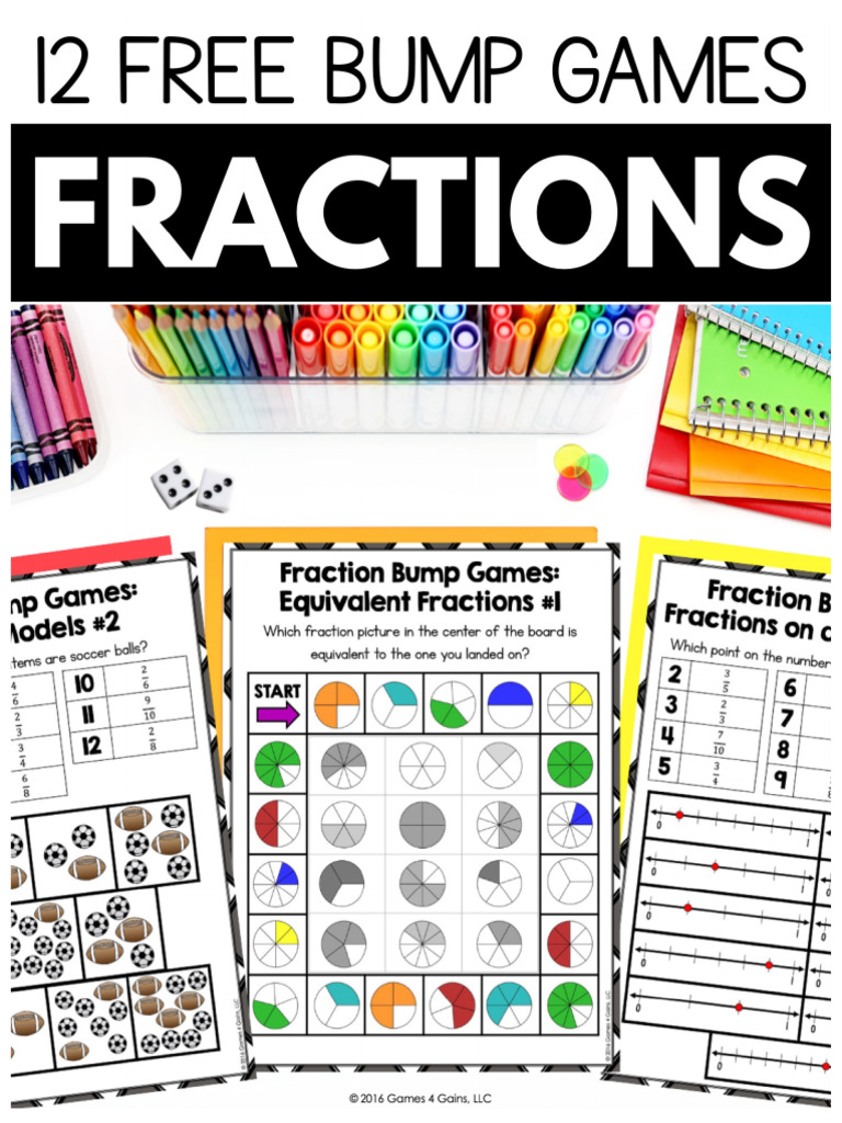 Fraction Games | PDF