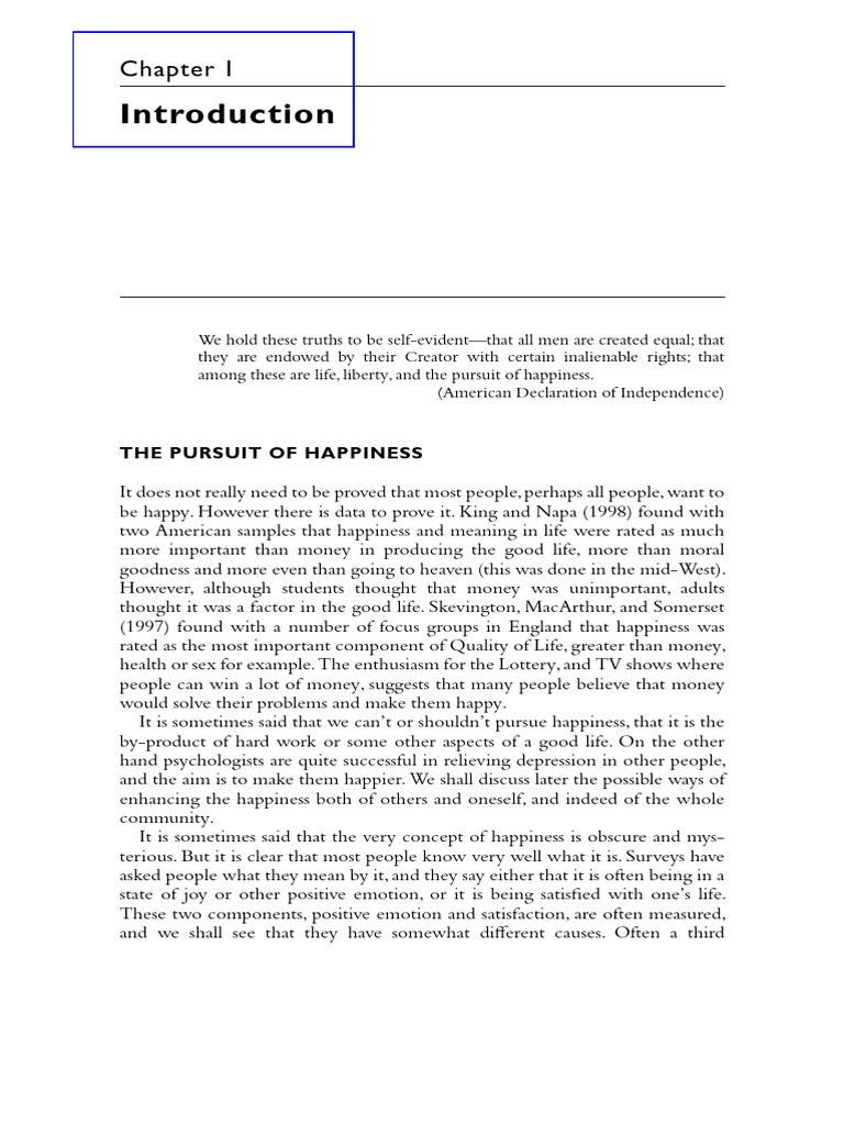 The_Psychology_of_Happiness_----_(1_Introduction) | PDF | Happiness ...