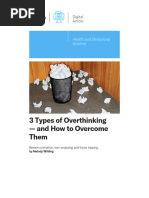 Stop Overthinking Ebook ENG | PDF | Anxiety | Psychological Trauma