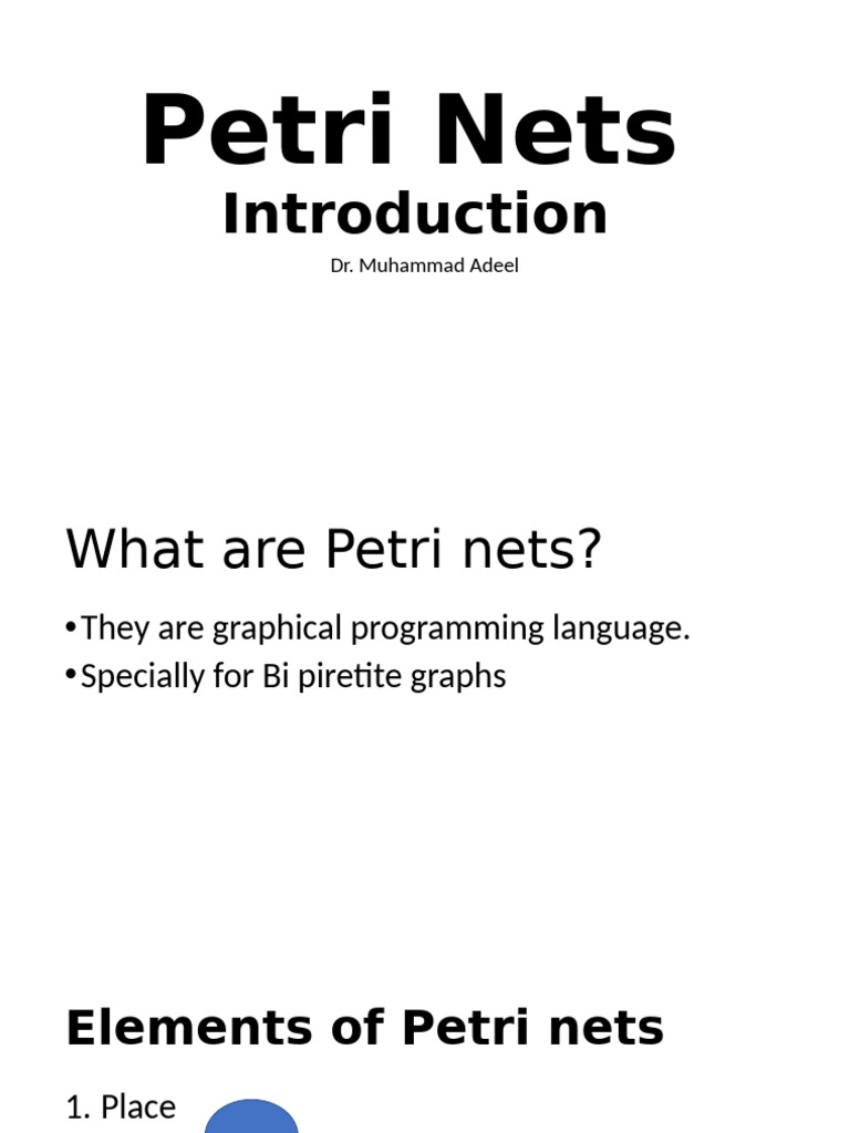 Petri Nets Intro | PDF