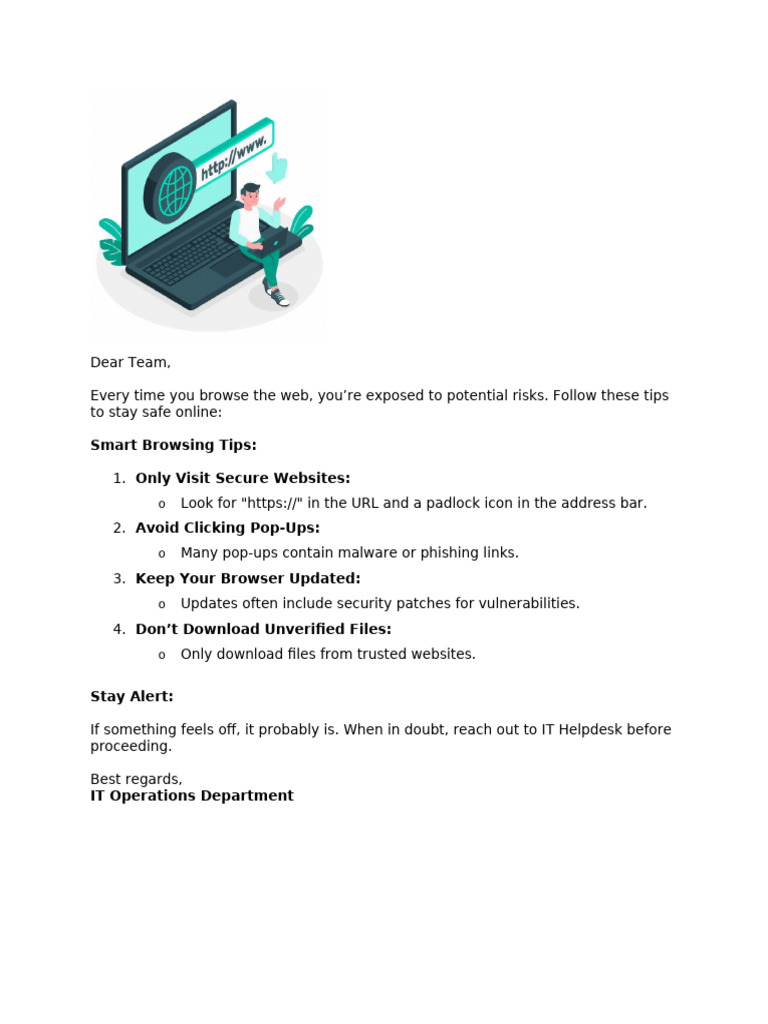 5 Safe Browsing Practices Pdf