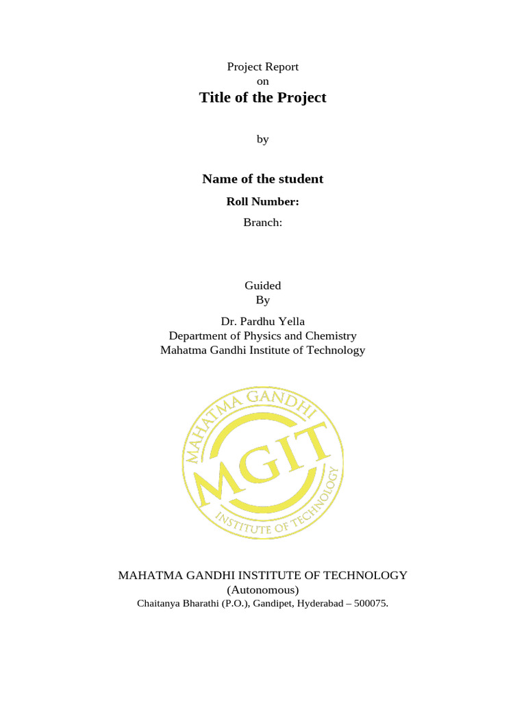 Project Report Ondetermination of Wavelength of Laser Light Using Diffraction Grating | PDF
