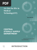 Workflow of CSSD in Hospital | PDF | Sterilization (Microbiology ...