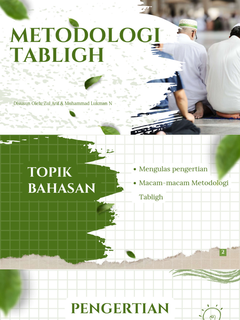 Metodologi Tabligh Terperinci | PDF