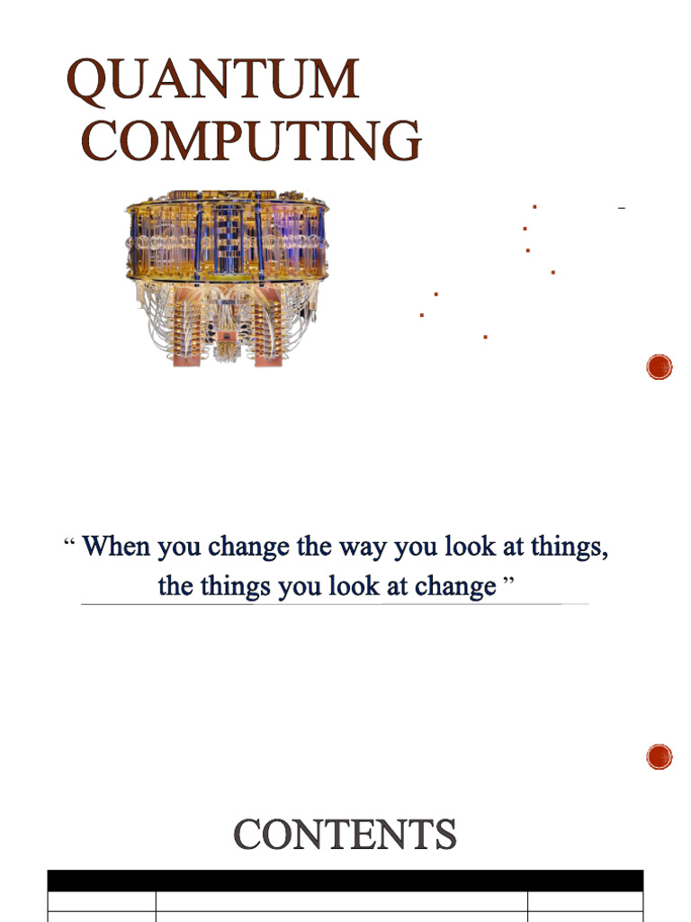 final coal ppt | PDF | Quantum Computing | Quantum Mechanics