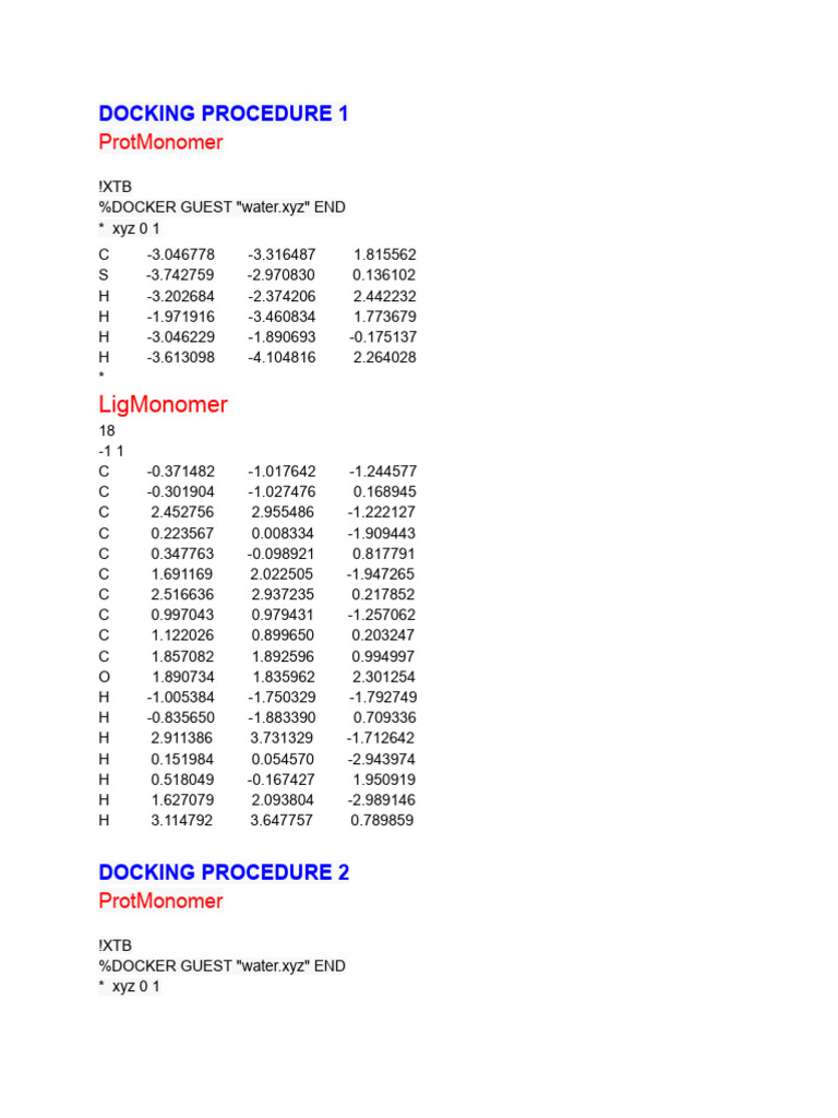 DOCKING PROCEDUREs | PDF