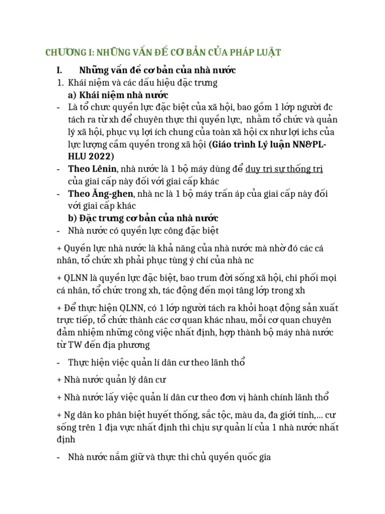 Chương I PLDC | PDF