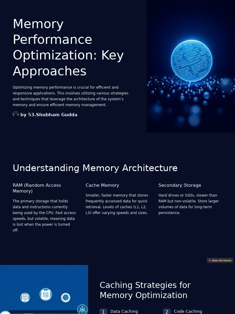 Memory-Performance-Optimization-ppt | PDF | Computer Data Storage ... Memory-Performance-Optimization-ppt | PDF | Computer Data Storage ...