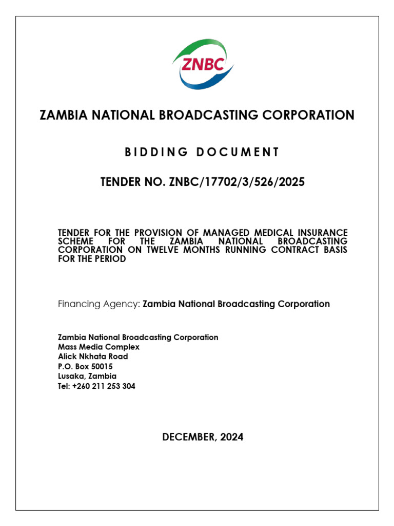 Final SBD For Managed Medical Insurance Scheme - 2025 | PDF ...