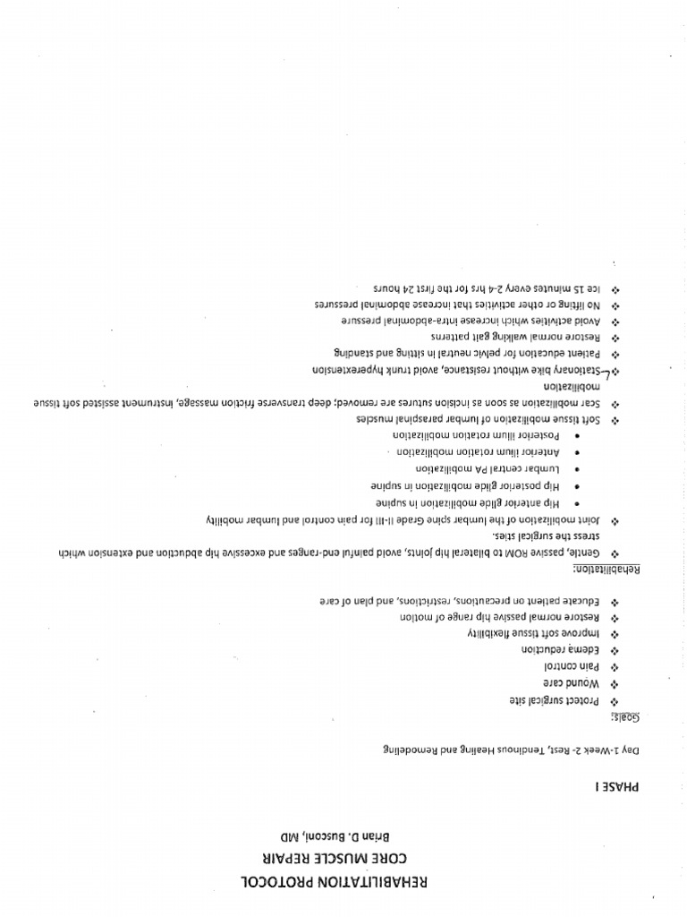 Busconi Sports Hernia Repair | PDF