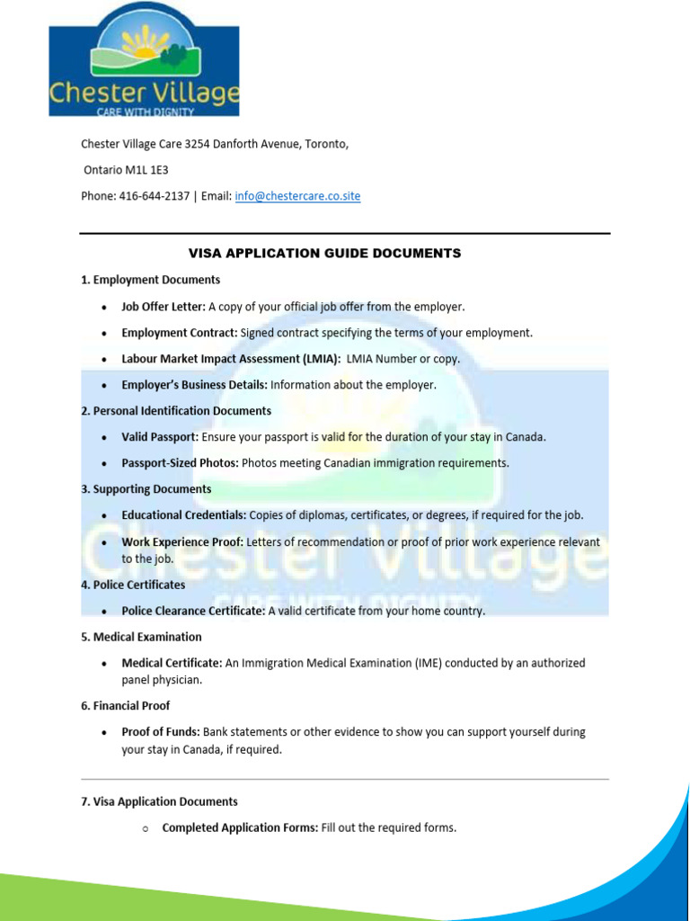 Visa Guide | PDF