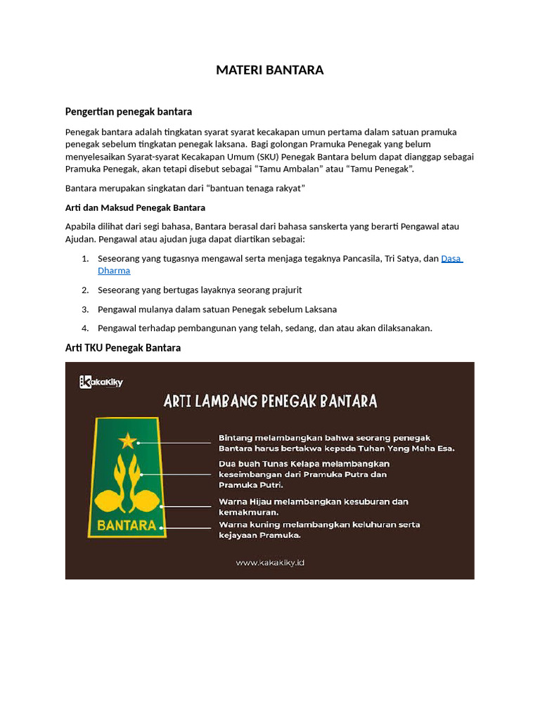 Materi Bantara | PDF