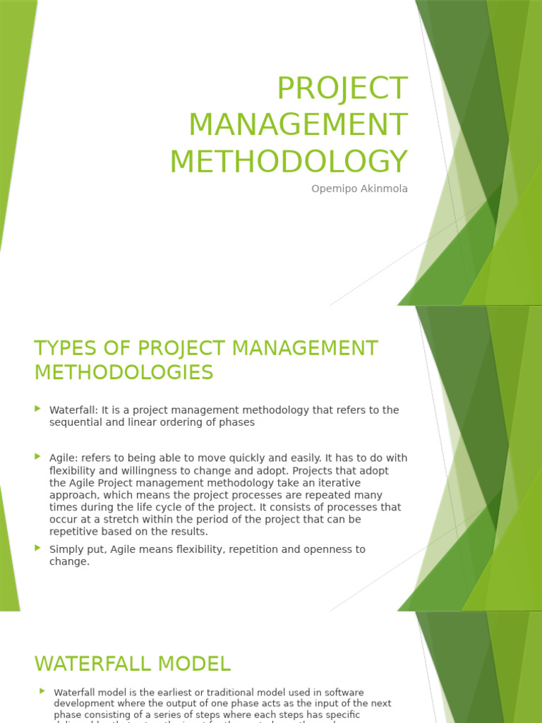 Project Management Methodology | PDF | Agile Software Development ...