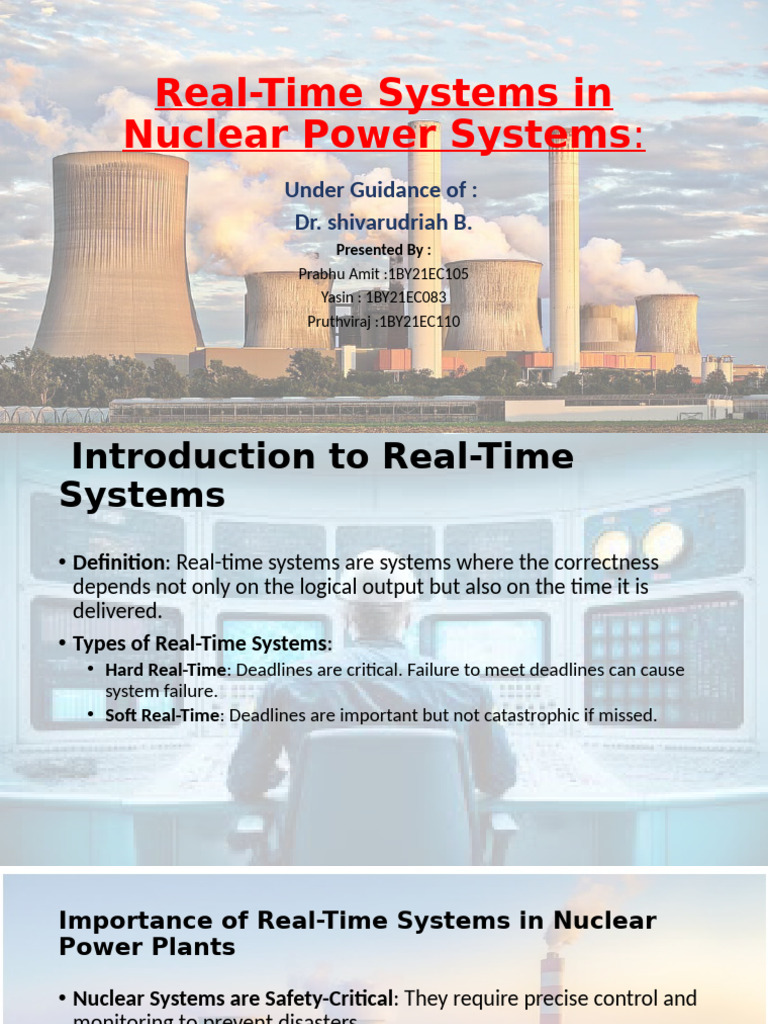 Real-Time Systems in Nuclear Power | PDF | Real Time Computing ...