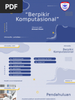 4 Fondasi Berpikir Komputasional Dan Contoh-Contohnya | PDF