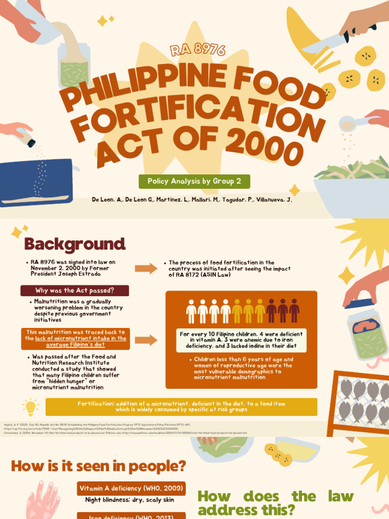 Food Fortification Law Analysis | PDF | Vitamin A | Micronutrient