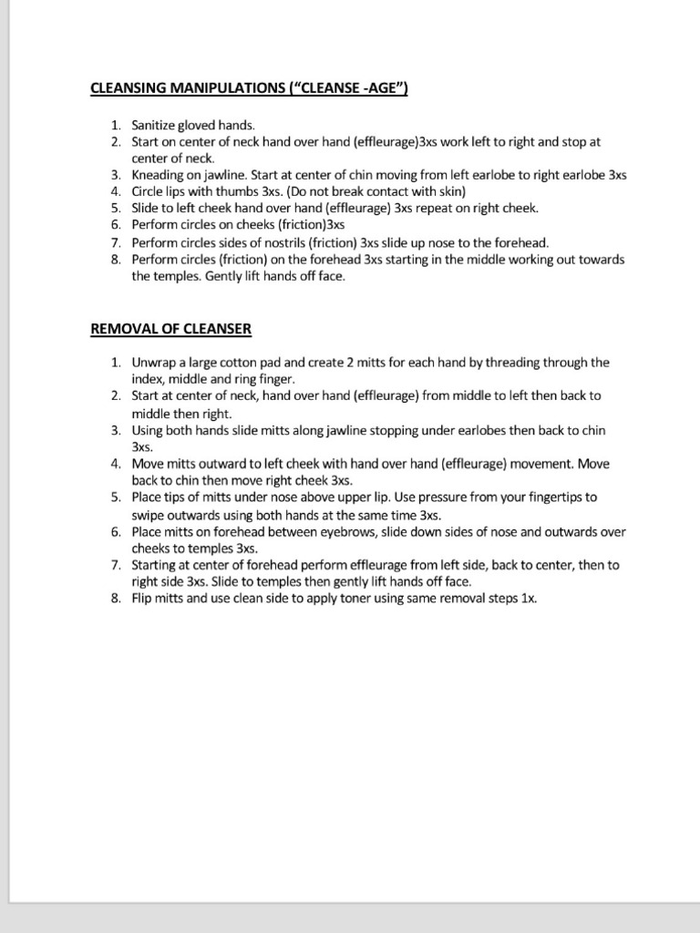 Cleansing Protocol | PDF