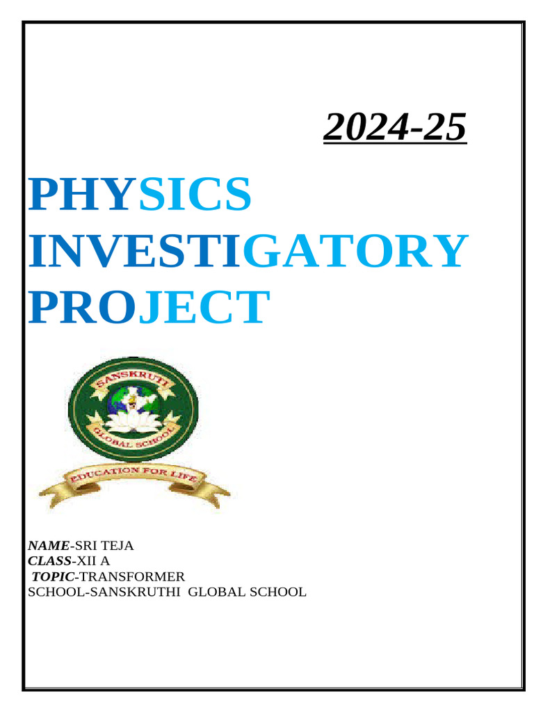 Sri Teja | PDF | Transformer | Inductor