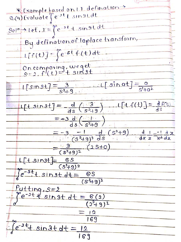 Laplace Transform ( Part 2) | PDF