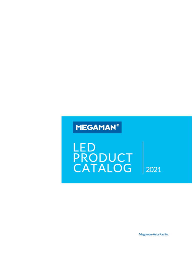 MEGAMAN Led Product Catalog 2021 | PDF