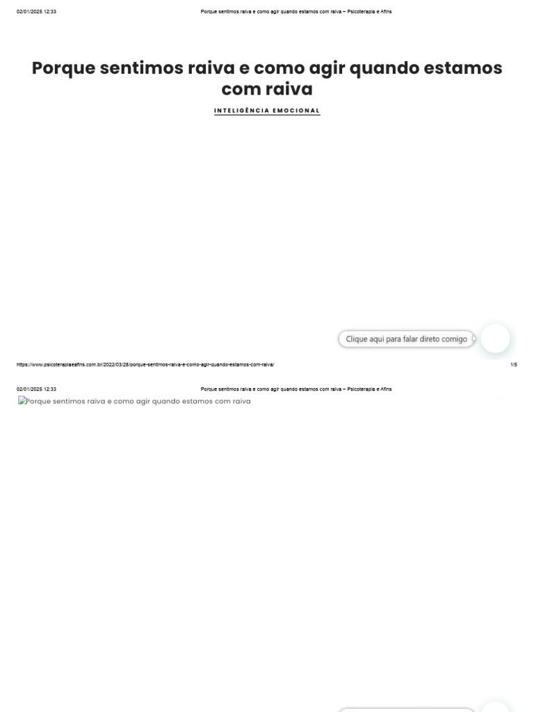 Porque sentimos raiva e como agir quando estamos com raiva ...