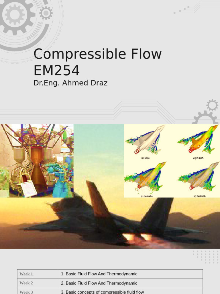 1 - Compressible Flow Week 0 | PDF