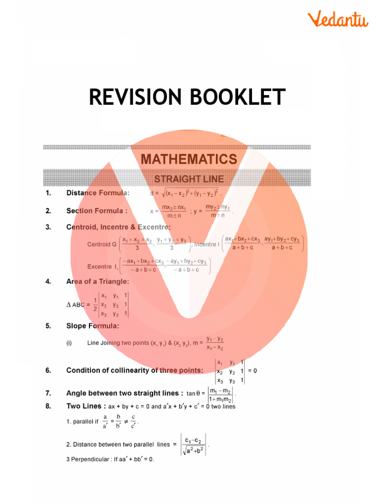 Vedantu Mathematics Notes | PDF